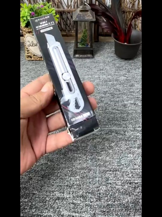 Multi-Function Stainless Steel Utility Knife Tail Break Design/Ruler ...