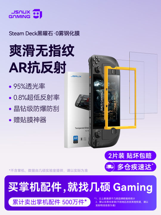 JSAUX | จอภาพ Steam Deck OLED ฟิล์มกระจกนิรภัย 2 ชิ้น ฟิล์มป้องกันรอย ...