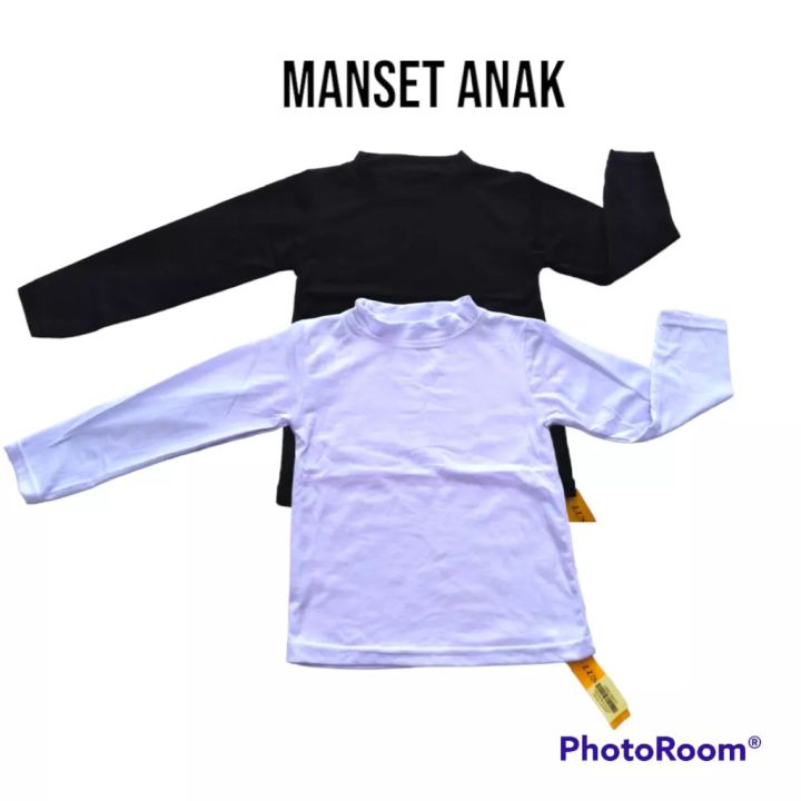 Baju Manset Anak Perempuan 1-16 tahun Kaos Mangset Cewek Lengan Panjang ...