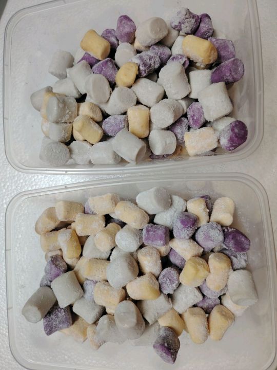 [Frozen] Homemade QQ Taro Ball (手工QQ芋圆) 1x500g± | Lazada