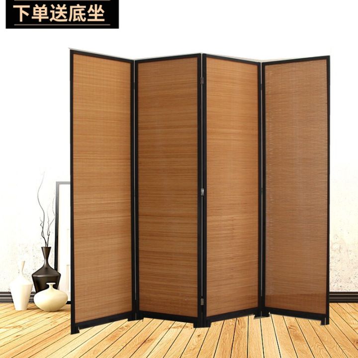 Solid Wood Screen Partition Chinese Retro Nostalgic Screen Mobile ...