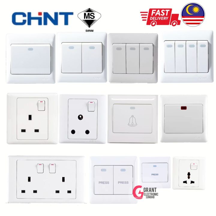 CHINT NEW7G Switch Socket | Lazada