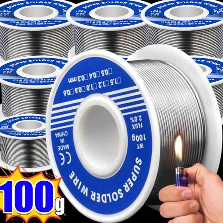 20-100g Easy Melt Solder Wire Stainless Steel High-purity Low ...