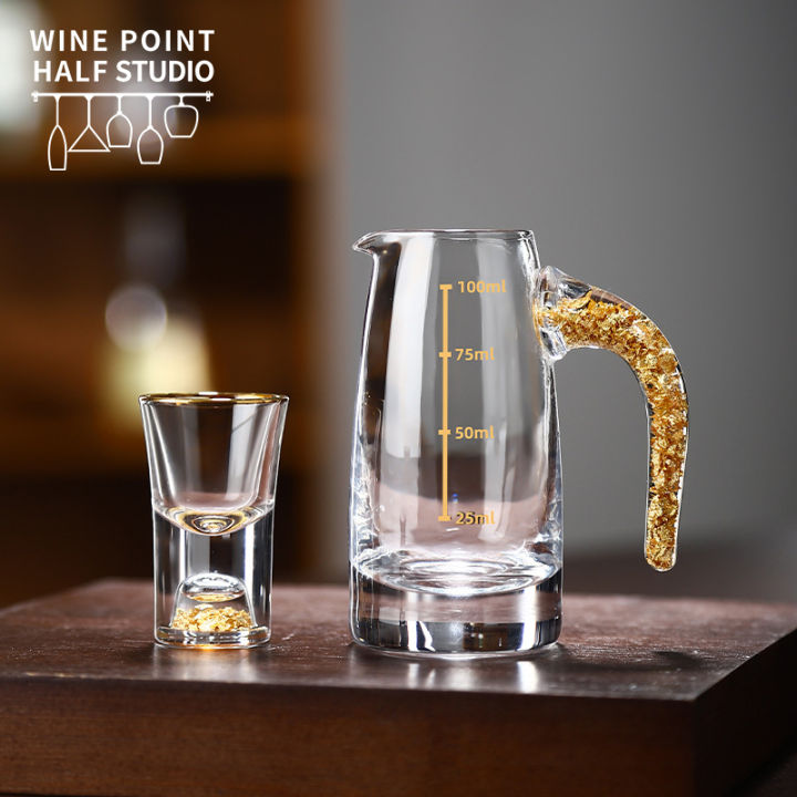 Thickened Transparent Glass Bullet Cup Small Liquor Cup Chinese Style ...