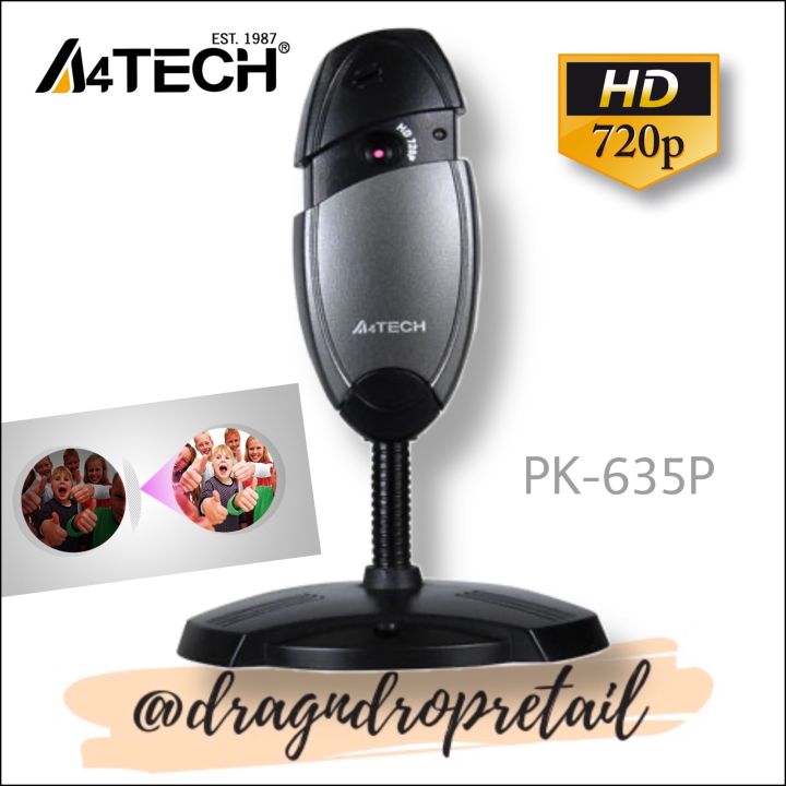 A4TECH PK-635P 720p HD WebCam with Built-in Microphone | Lazada PH