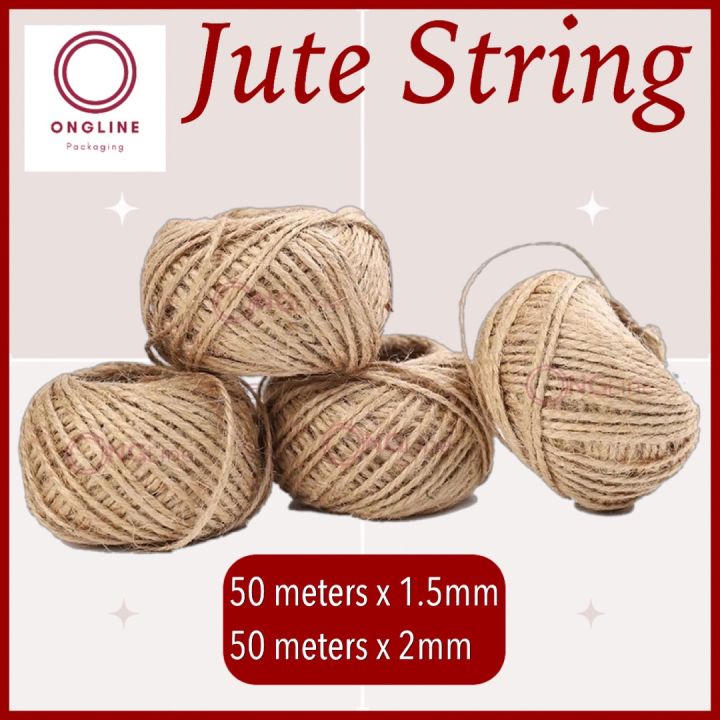 50 meters | Jute String Rope Twine Abaca | Lazada PH