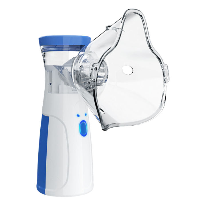 Compact Handheld Mesh Nebulizer for Home and Travel Ultra-Quiet Inhaler ...
