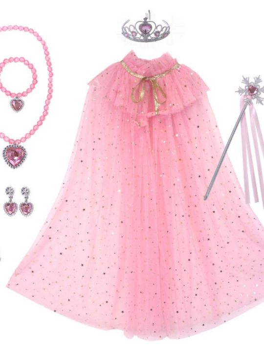 Adorable Princess Style Child's Cape for Girls Matching Halloween And ...