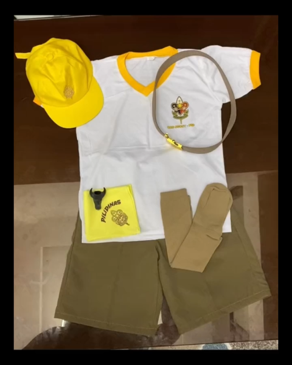 Kab Scout Type B Complete Set of Scouting Uniform for Boys | Theo ...