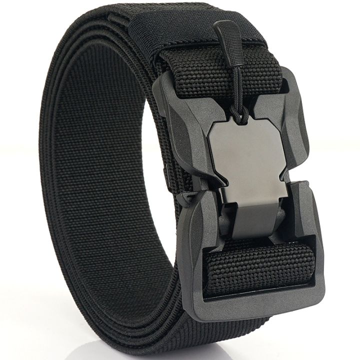 Tactical Belt For Men Magnetic Buckle 1.5 inch EDC Belt Quick Release ...