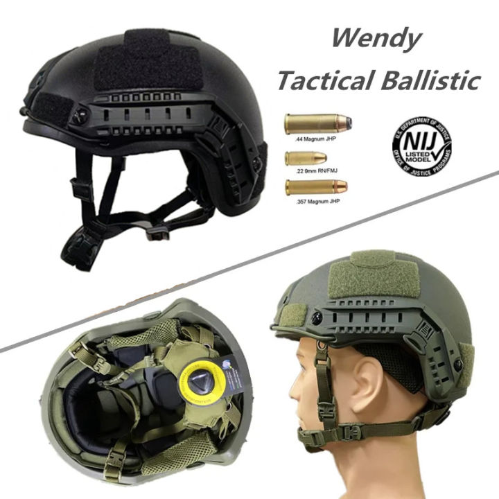 Ballistic ACH High Cut Tactical Helmet Ballistic Aramid Core Helmet ...