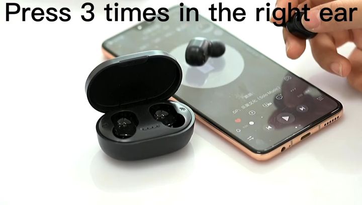 A6S 5.0 Earbuds Wireless Earpods Bluetooth Headset with Mic Sports ...