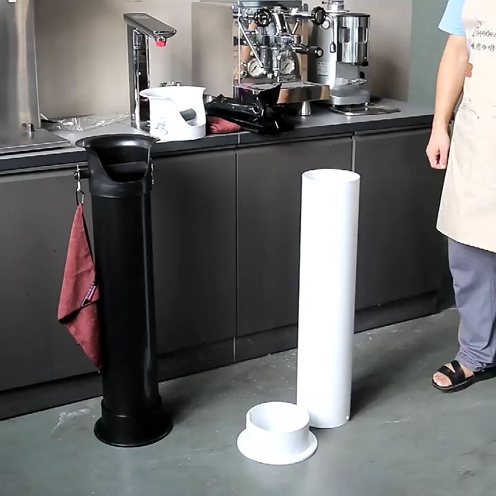 【พร้แมส่งในไทย】ถังเคาะกากกาแฟยาว เคาะกากกาแฟทรงสูง ถังเคาะกากกาแฟ long ...