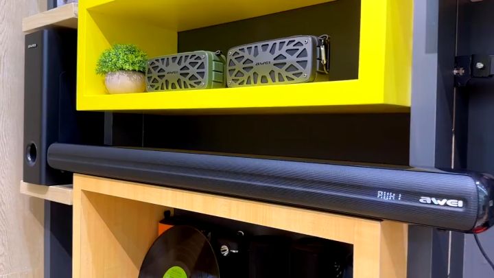Awei Y520. Audio Soundbar TV Tanpa Wayar untuk Ruang Tamu Rumah ...