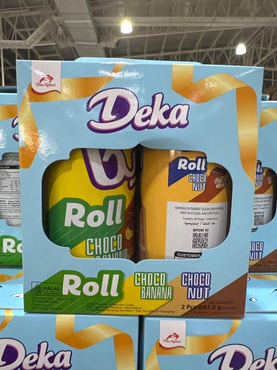 Deka Wafer Roll Kaleng paket 2 Kaleng X 87.5gram | Lazada Indonesia