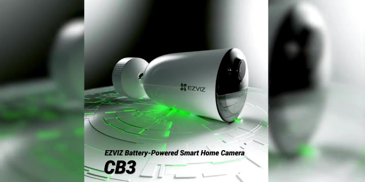 EZVIZ CS-CB3 WiFi Battery Powered Outdoor Security Camera, Smart Human ...