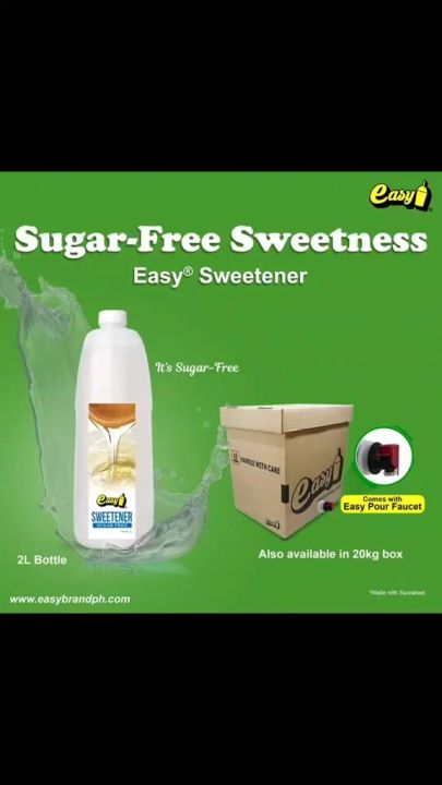 EASY BRAND SUGAR-FREE SWEETENER 2 L (SUCRALOSE) SUGAR SUBSTITUTE , NO ...