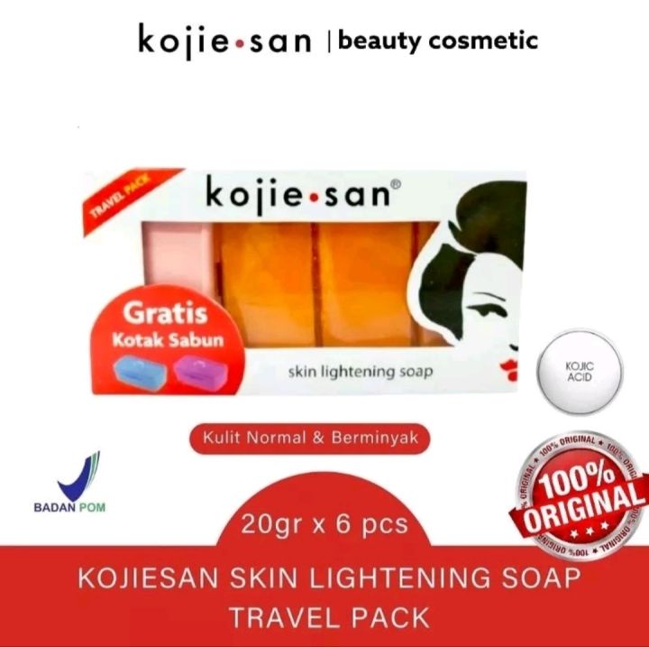 Kojie san 20g x 6 Bonus tempat sabun | Lazada Indonesia