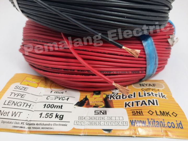 Kabel Kitani NYAF 1mm Per Meter | Lazada Indonesia