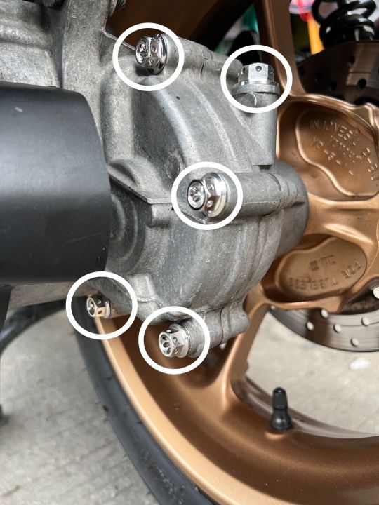 CB MOTO: HENG Drain Plug Bolt, Crankgear Bolt, and Gear oil Bolts For ...