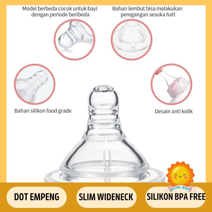 Dot Nipple 5cm Wideneck Botol Susu Anti KOLIK Anti Sedak | Lazada Indonesia