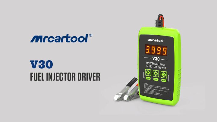 MRCARTOOL V30 Fuel Injector Tester Cleaner Tool Kit 6 Pulse Modes ...