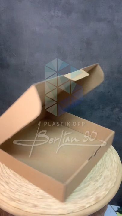 (10 pcs) KARDUS 25X25X5 cm / KARDUS PACKING 25X25 CM / BOX DIE CUT ...