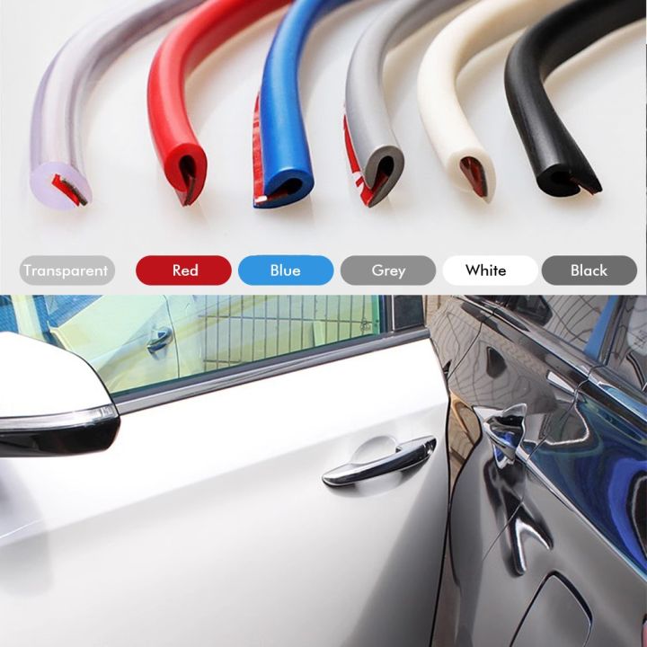 5M Car Door Edge U Type Trim Rubber Scratch Protector Strip for Car ...