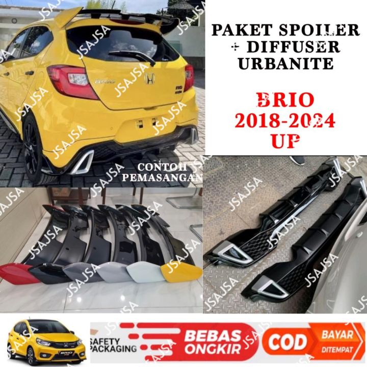 Paket Spoiler Diffuser All New Brio 2018 2022 2023 2024 Urbanite RS ...