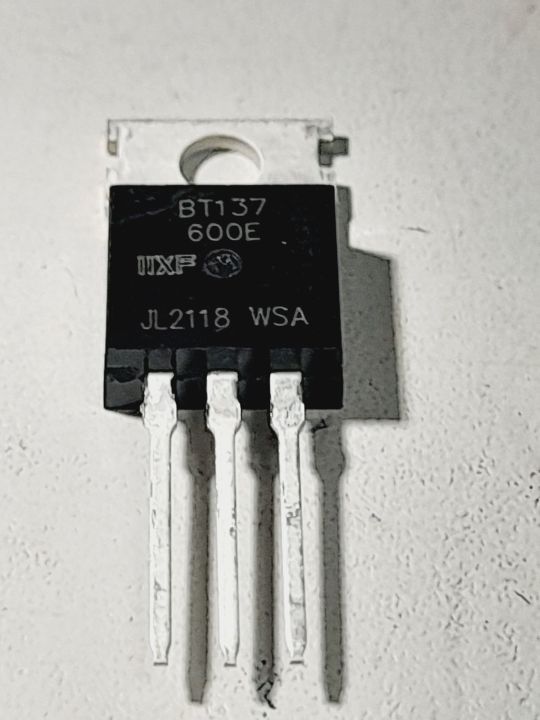 Triacs sensitive gate 1 Pcs. BT137-600E Triacs sensitive gate | Lazada.co.th