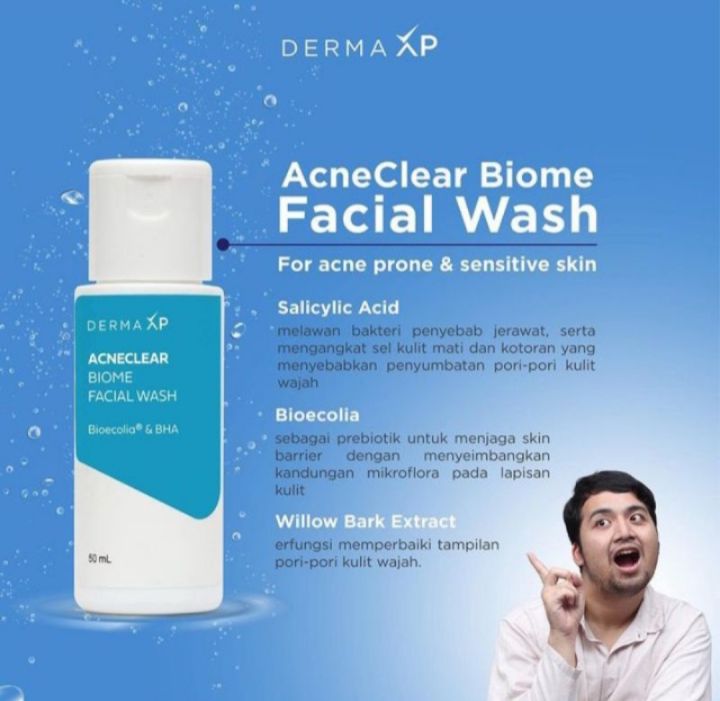 Derma Xp Acne Clear Biome Facial Wash - sabun wajah berjerawat acneclear dermaxp | Lazada Indonesia