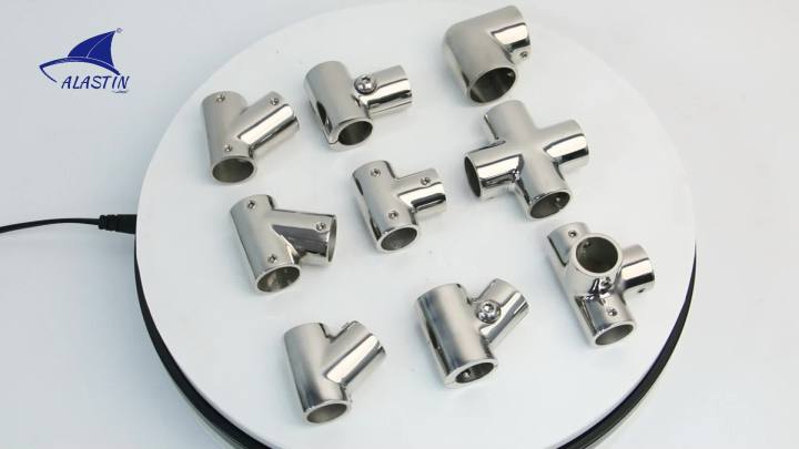 High-Quality Stainless Steel Tee Rail Fitting 90° 3-Way Tee Fitting ...