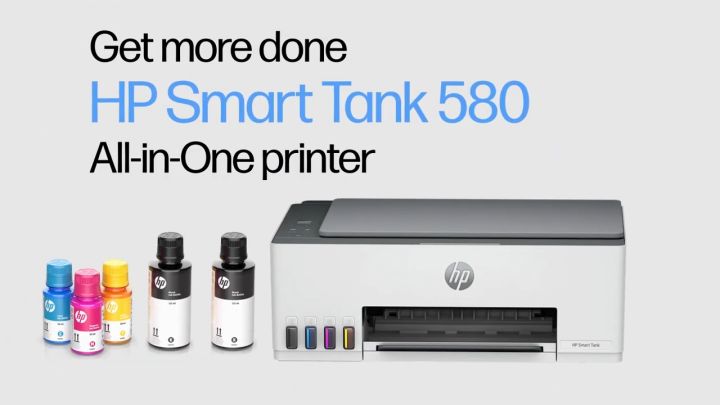 HP Smart Tank 580 All-in-One Printer | HP 580 AIO Ink Tank Printer ...
