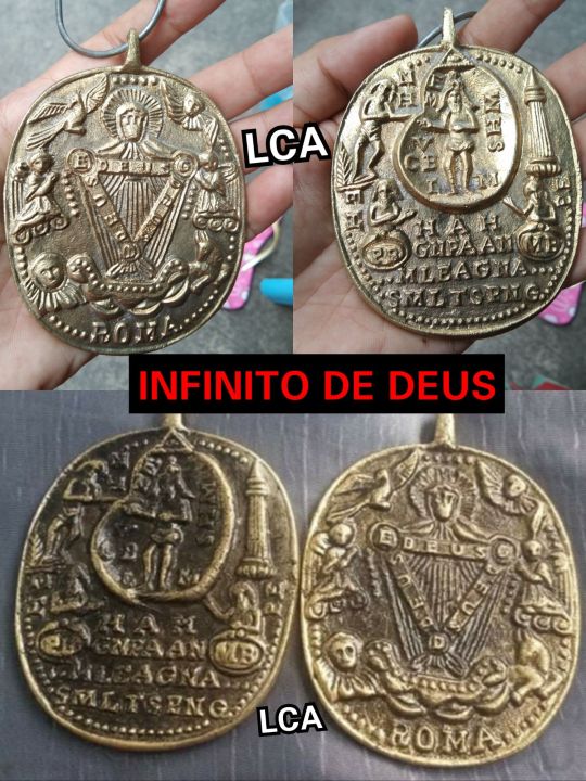 Infinito De Deus Big Medallion with Prayer | Lazada PH