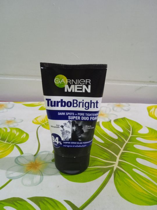 Garnier Men Turbo Bright Super Duo Foam 100 ml | Lazada Indonesia