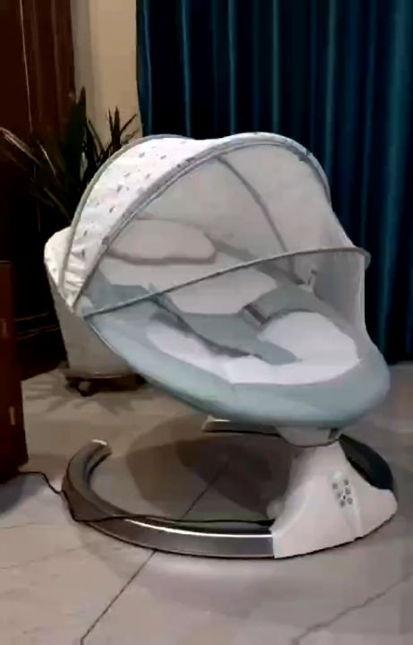 TACO Baby Electric Rocking Chair Swing 0-2 Years Old Newborn Cradle ...