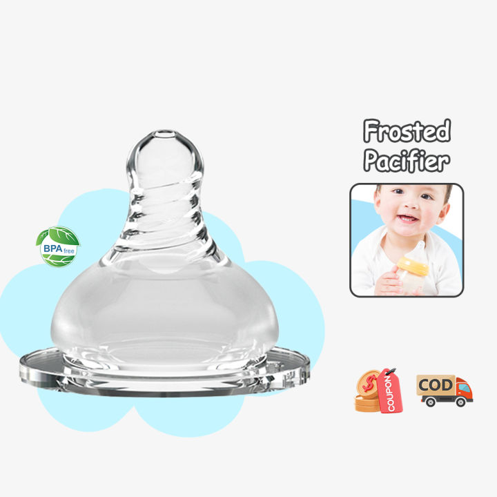 Wide diameter matte pacifiers can be equipped with a variety of wide ...