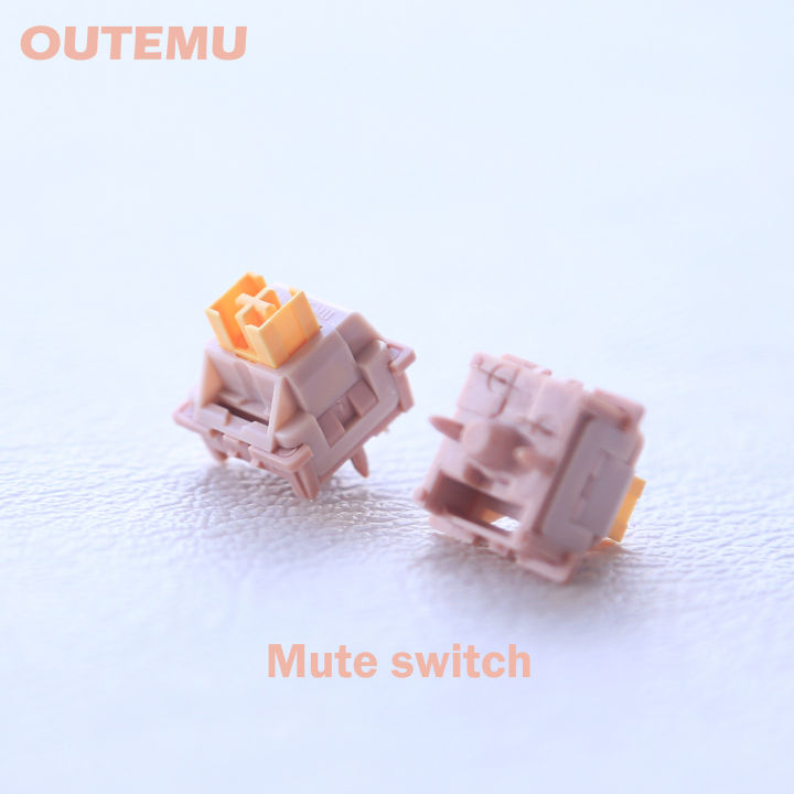 Outemu Silent/Clicky Switches Mechanical Keyboard Switch 5Pin Lube RGB Gaming MX Switches Linear ...