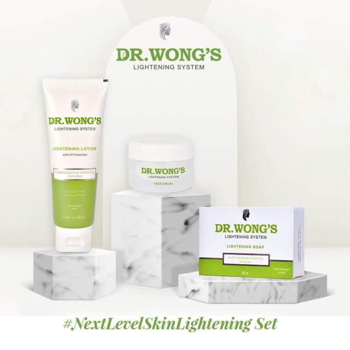 Dr Wongs Lightening System Soap and Face Cream | Lazada PH