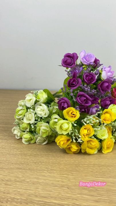 Bunga Daisy Mini Bunga Artificial/ Bunga dekor/ Bunga kecil / Bunga ...