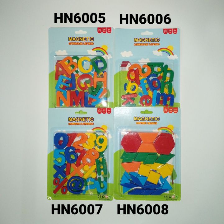 Colorful Fridge and Whiteboard Magnets (Alphabets letters, Numbers and ...