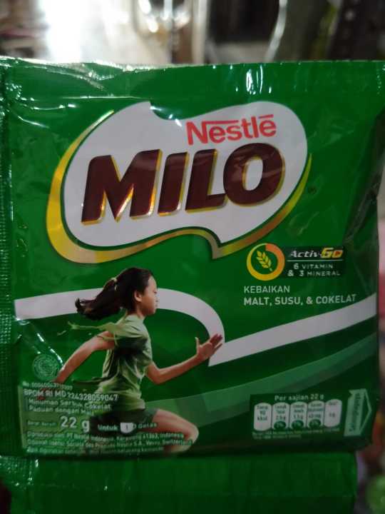 Nestle Milo cokelat ..1 renteng isi 10 pcs | Lazada Indonesia