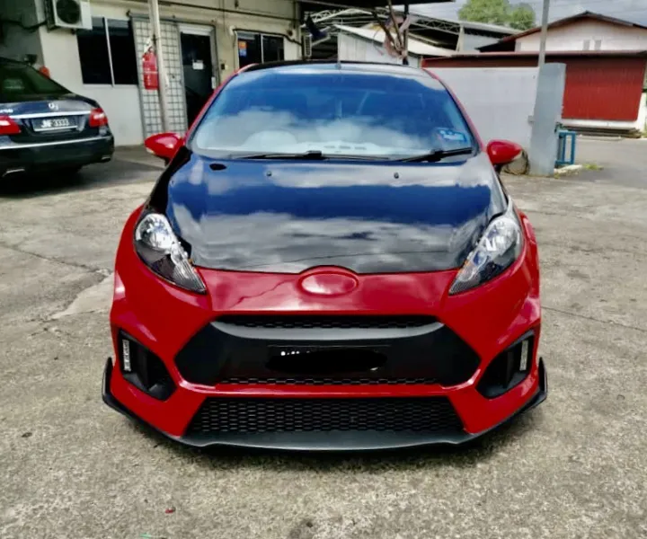 Ford Fiesta 2011 2012 2013 RS bodykit body kit front side rear bumper skirt lip diffuser spoiler Full Set Spoiler Diffuser Lazada Lazada