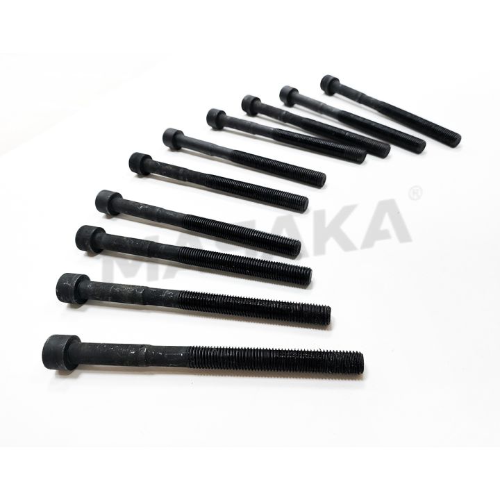 90910-02184 10x Cylinder Head Bolt Set For Toyota 1AZ/2AZ Camry Avensis ...