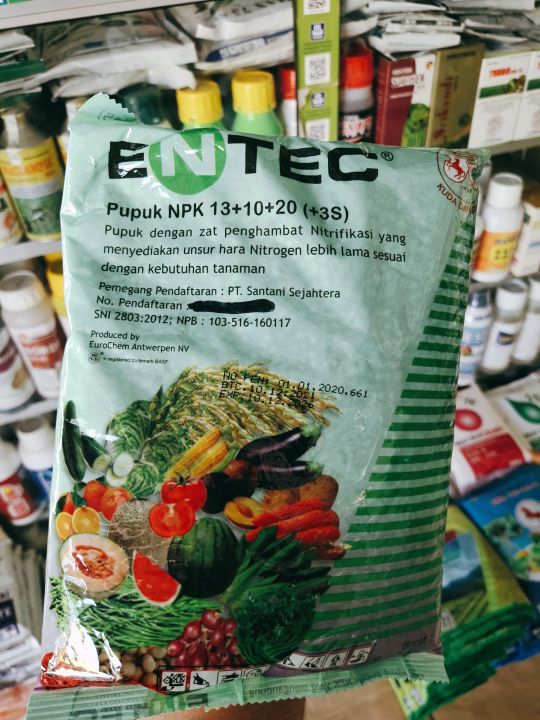 PUPUK ENTEC NPK plus 13-10-20 ORIGINAL 1KG | Lazada Indonesia