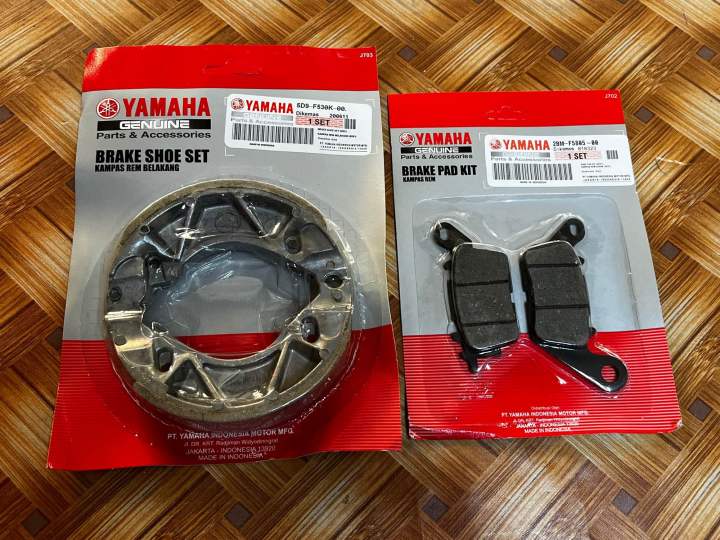 Yamaha Brake Pad/Brake Shoe for MIO, Soul i 125, Nmax, Aerox, Sniper ...