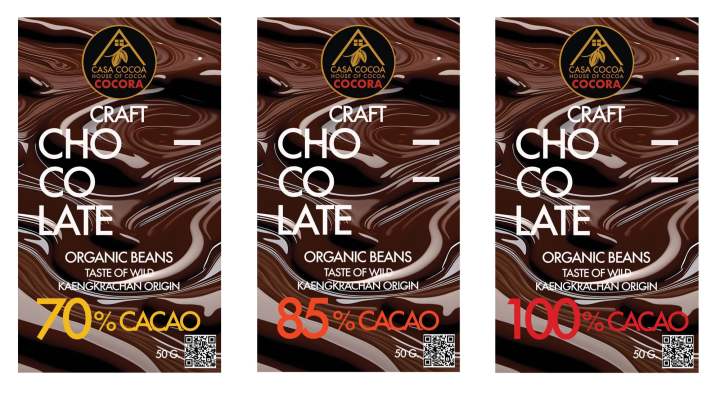 ดาร์กช็อกโกแลต Dark Chocolate 70%,85%,100% Taste Note: Nutty แท้ๆ ...