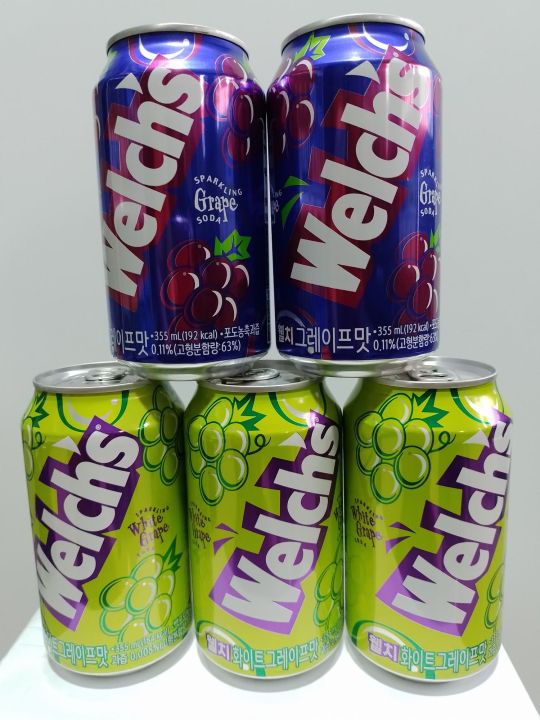 WELCH'S SPARKLING GRAPE SODA in can 355ml sold per pack of 6 | Lazada PH