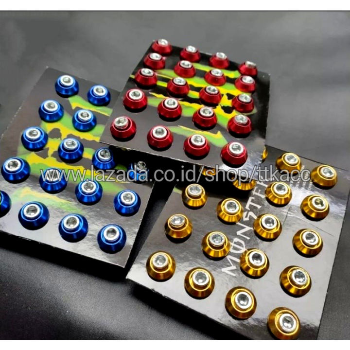 BAUT BAUD L + RING MONEL VARIASI ISI 20/40 PCS UNIVERSAL MOTOR | Lazada ...