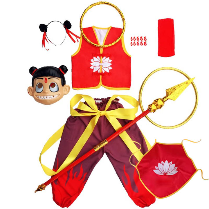 BAIKAMENG | Children's Costume for Cosplay - Nezha Outfit | Lazada